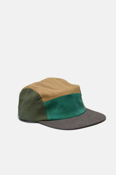 Linen Colorblock Hat